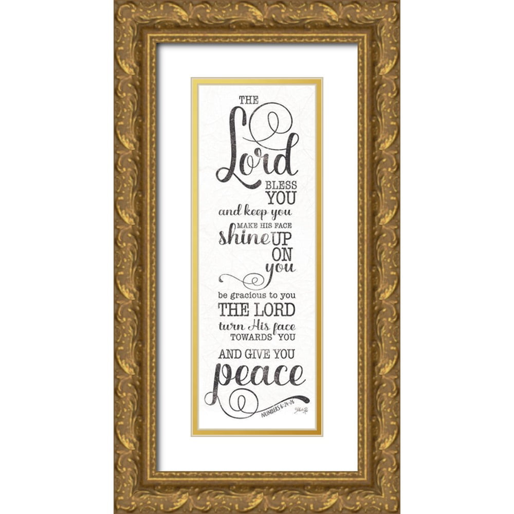 Rae, Marla 11x24 Gold Ornate Wood Framed with Double Matting Museum Art ...