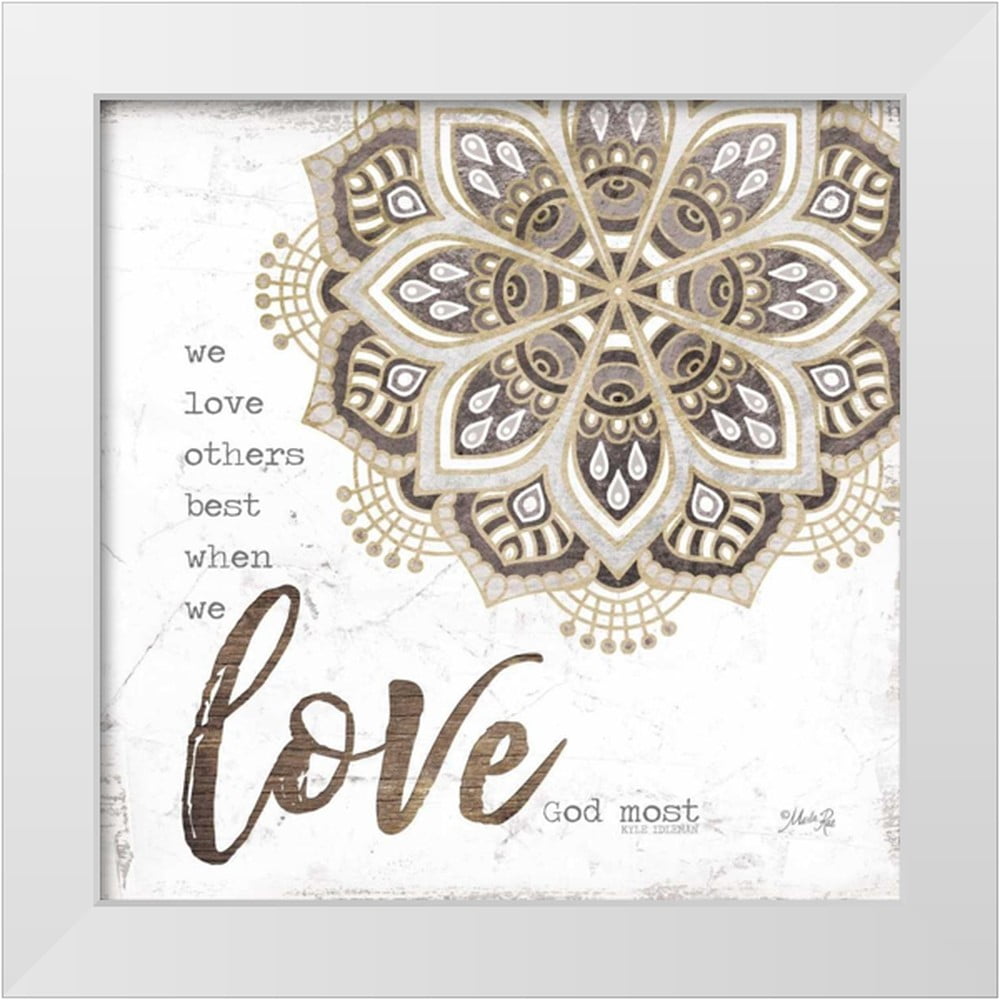 Rae, Marla 12x12 White Modern Wood Framed Museum Art Print Titled ...