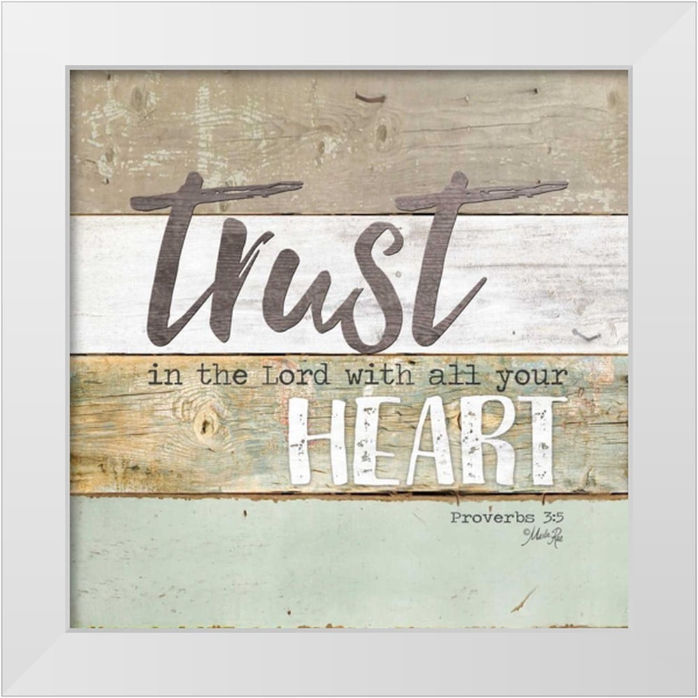 Rae, Marla 12x12 White Modern Wood Framed Museum Art Print Titled ...