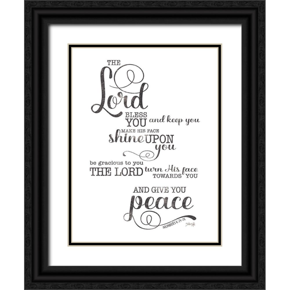 Rae, Marla 12x14 Black Ornate Wood Framed with Double Matting Museum ...