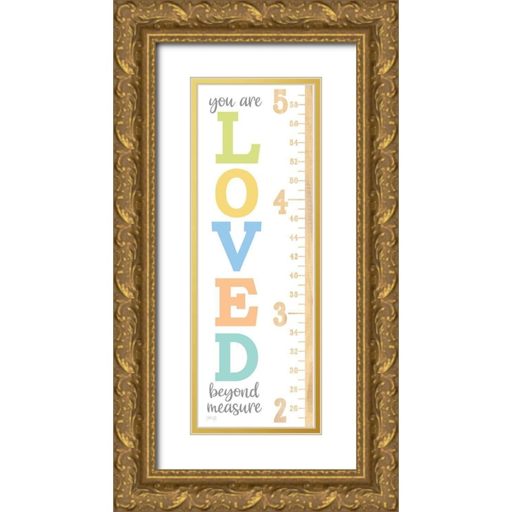 Rae, Marla 13x32 Gold Ornate Wood Framed with Double Matting Museum Art ...