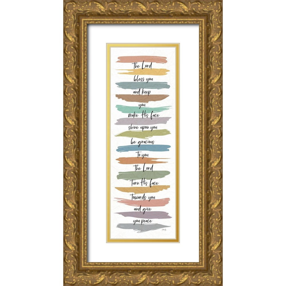 Rae, Marla 13x32 Gold Ornate Wood Framed with Double Matting Museum Art ...