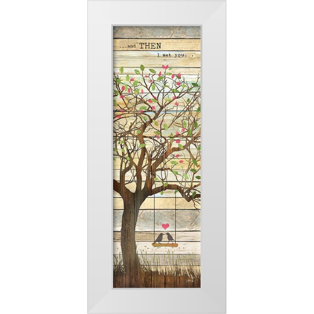 Rae, Marla 13x32 White Modern Wood Framed Museum Art Print Titled - And ...