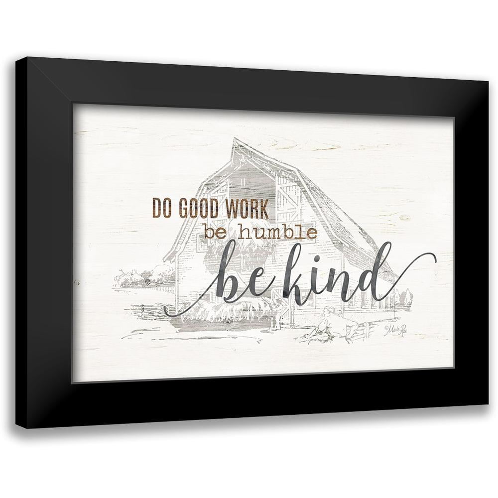 Rae, Marla 14x11 Black Modern Framed Museum Art Print Titled - Do Good ...