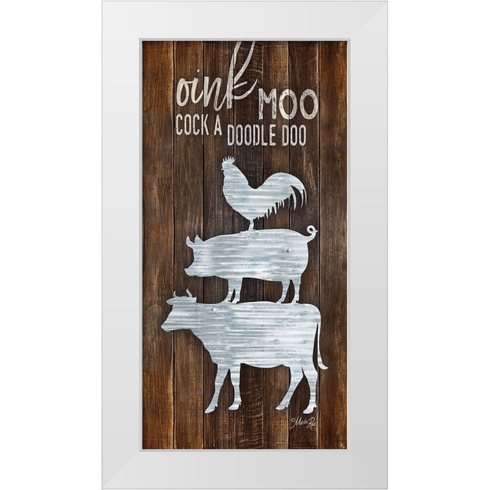 Rae, Marla 14x24 White Modern Wood Framed Museum Art Print Titled ...