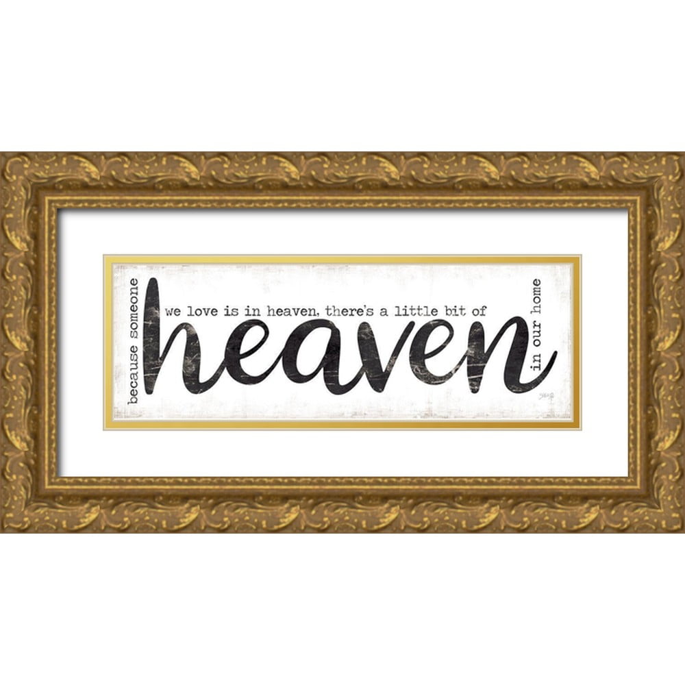 Rae, Marla 14x7 Gold Ornate Wood Framed with Double Matting Museum Art ...
