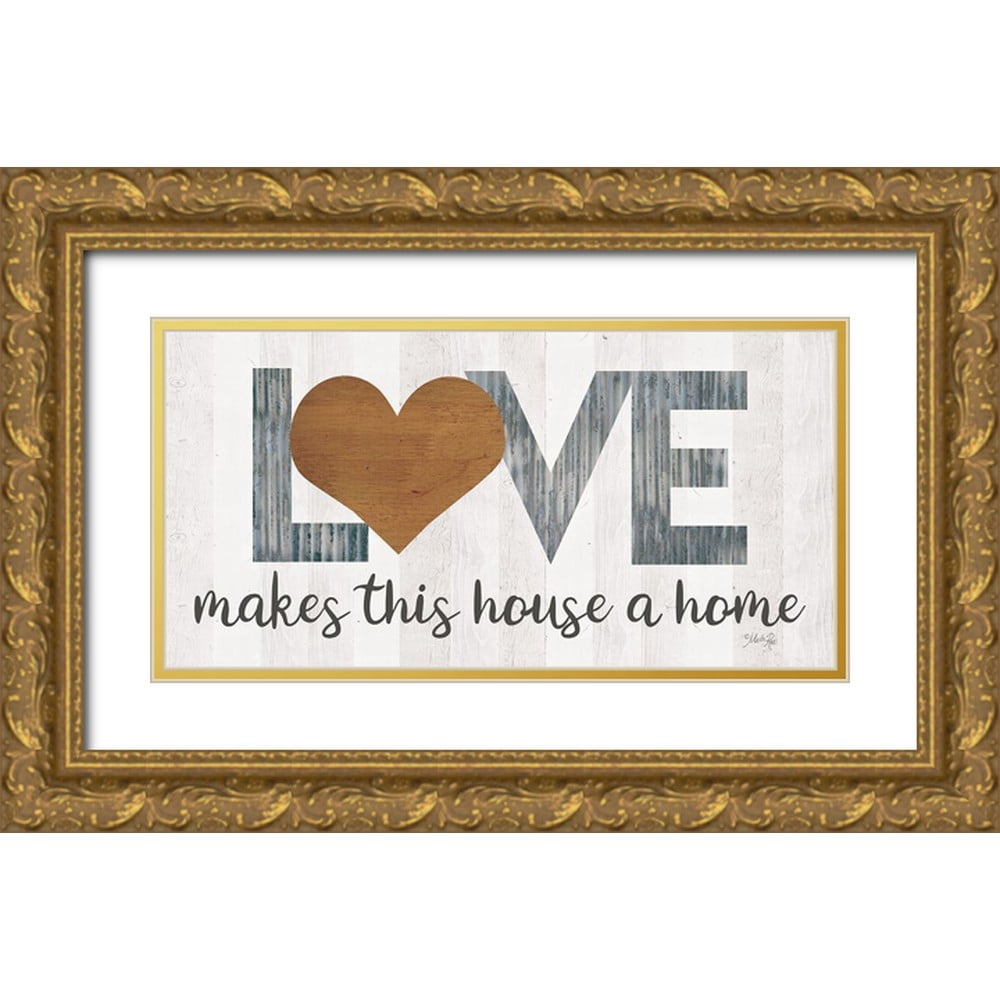 Rae, Marla 14x9 Gold Ornate Wood Framed with Double Matting Museum Art ...