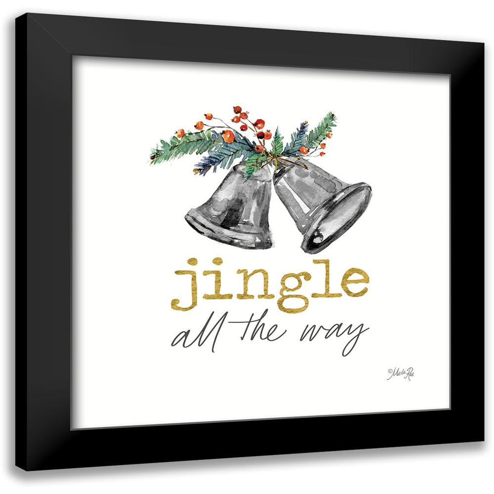 Rae, Marla 15x15 Black Modern Framed Museum Art Print Titled - Jingle ...