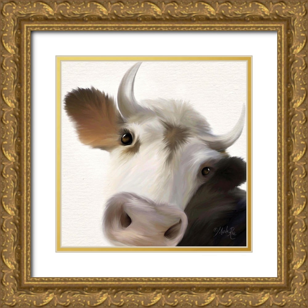 Rae, Marla 15x15 Gold Ornate Wood Framed with Double Matting Museum Art ...