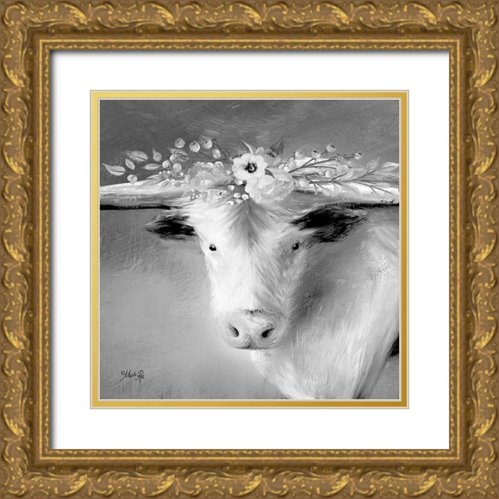 Rae, Marla 15x15 Gold Ornate Wood Framed with Double Matting Museum Art ...