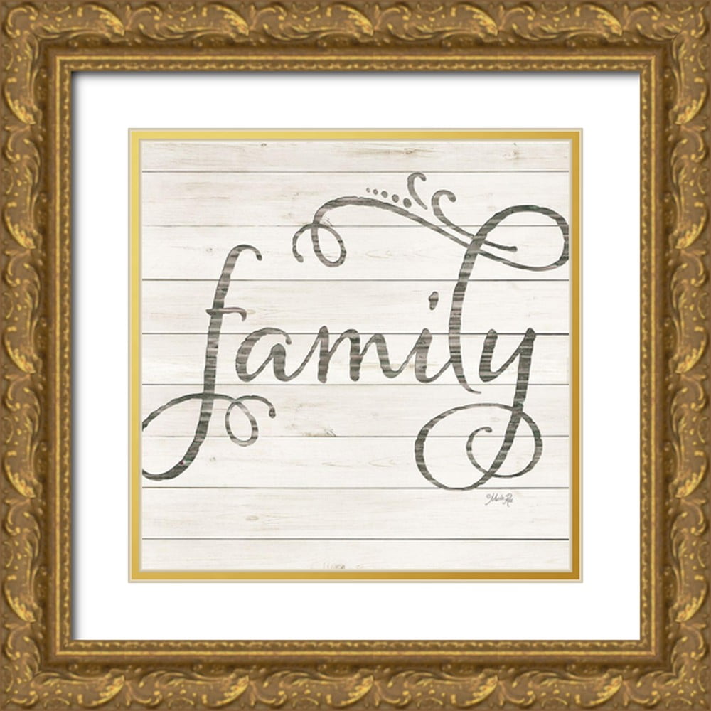 Rae, Marla 15x15 Gold Ornate Wood Framed with Double Matting Museum Art ...