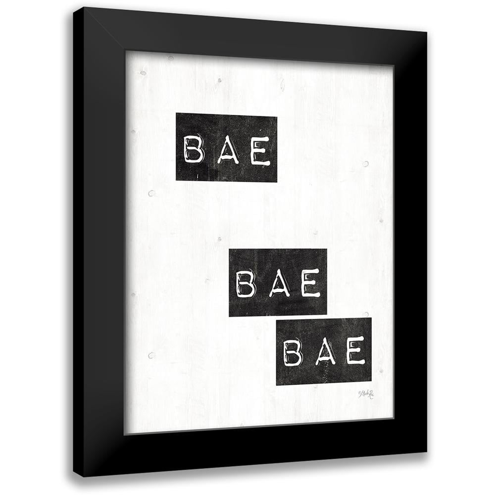 Rae, Marla 15x18 Black Modern Framed Museum Art Print Titled - Bae Bae ...