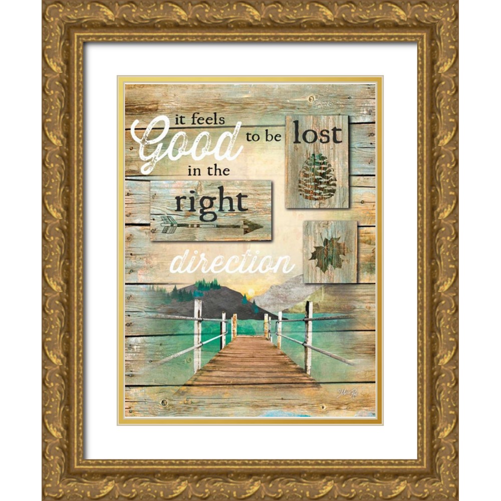 Rae, Marla 15x18 Gold Ornate Wood Framed with Double Matting Museum Art ...