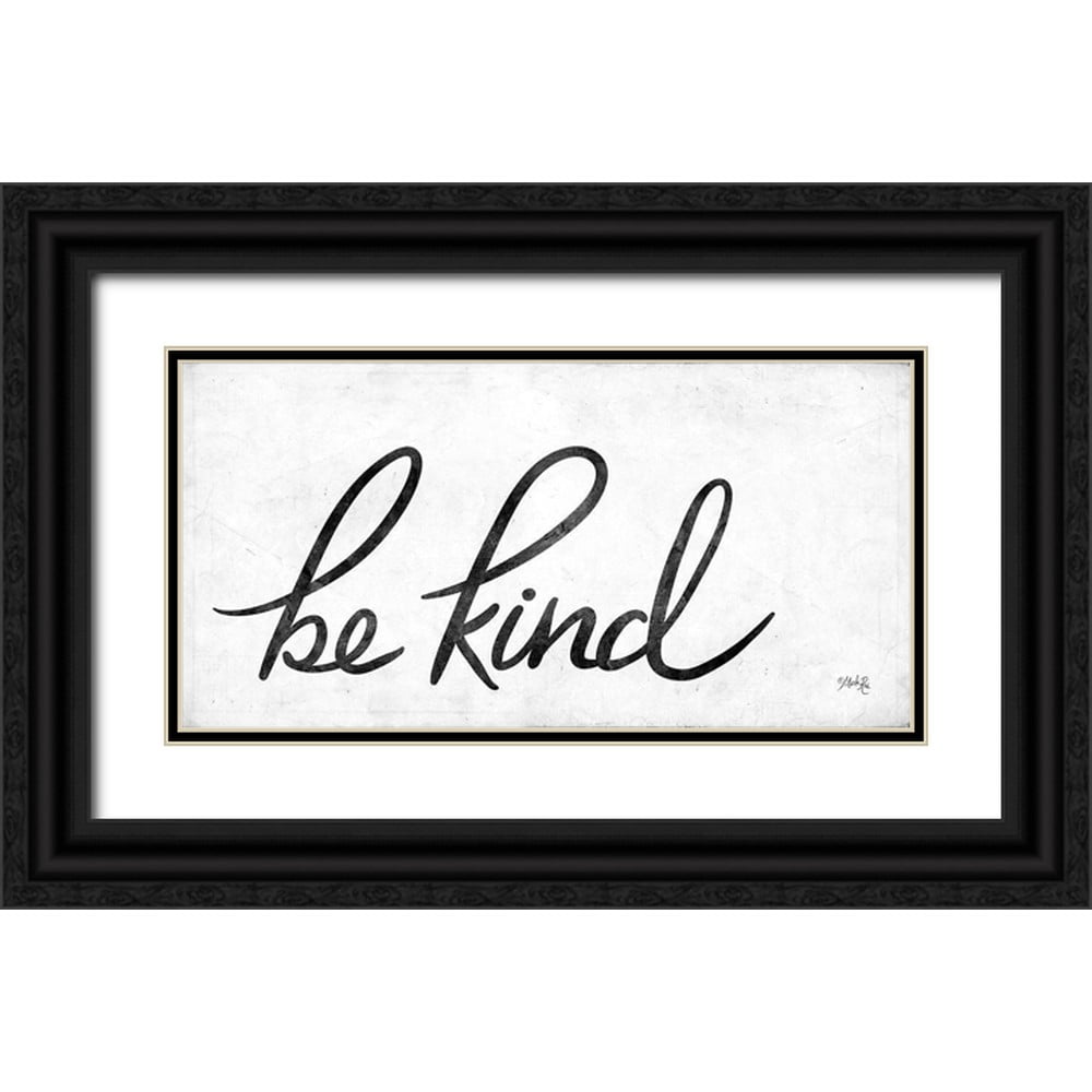 Rae, Marla 18x11 Black Ornate Wood Framed with Double Matting Museum ...