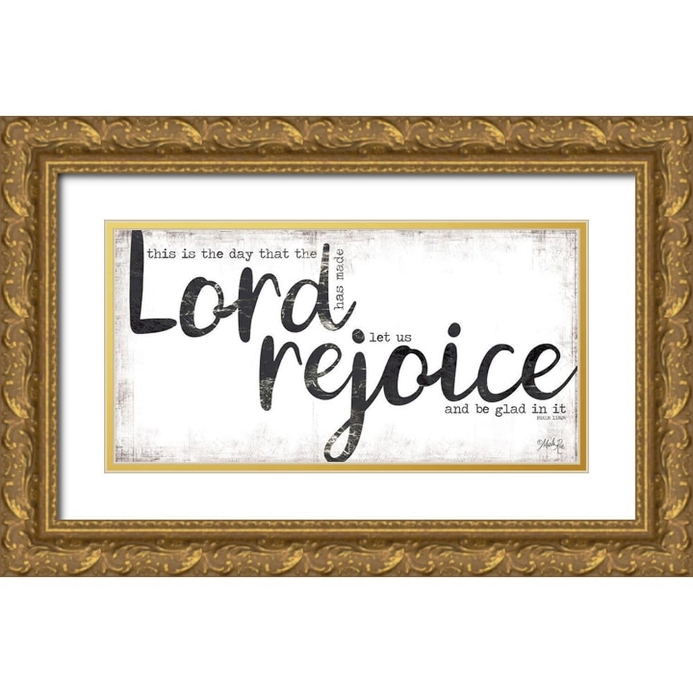 Rae, Marla 18x11 Gold Ornate Wood Framed with Double Matting Museum Art ...