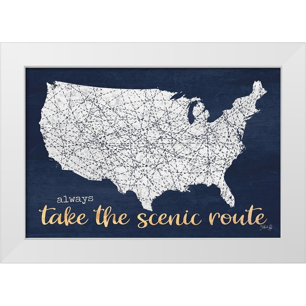 Rae, Marla 18x13 White Modern Wood Framed Museum Art Print Titled ...