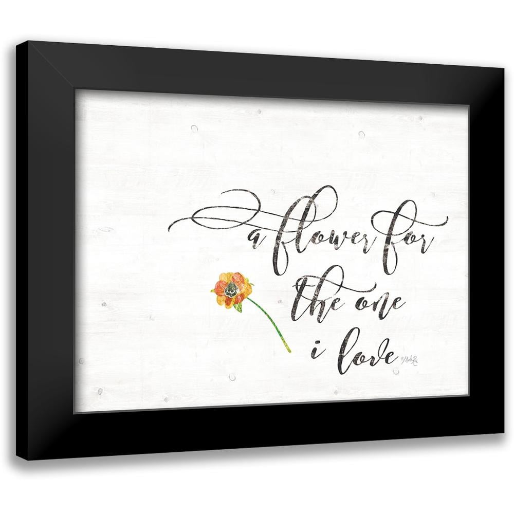 Rae, Marla 18x15 Black Modern Framed Museum Art Print Titled - A Flower ...