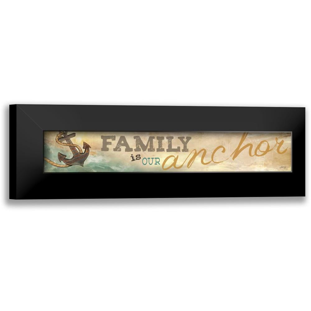 Rae, Marla 18x6 Black Modern Framed Museum Art Print Titled - Family is ...