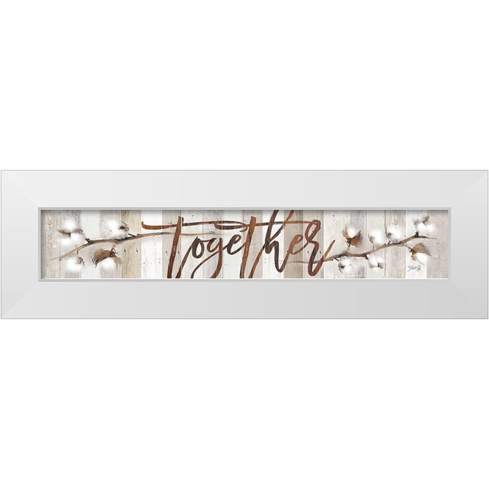 Rae, Marla 18x6 White Modern Wood Framed Museum Art Print Titled ...