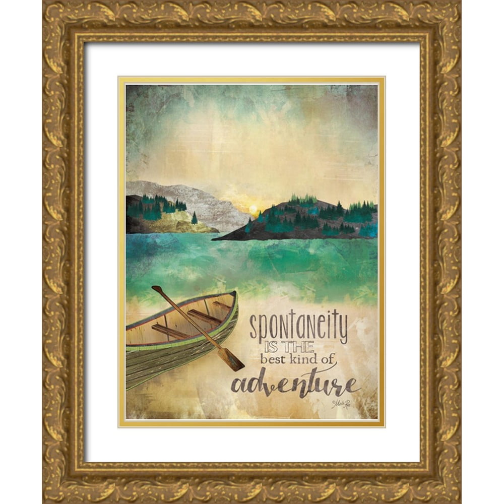 Rae, Marla 19x24 Gold Ornate Wood Framed with Double Matting Museum Art ...