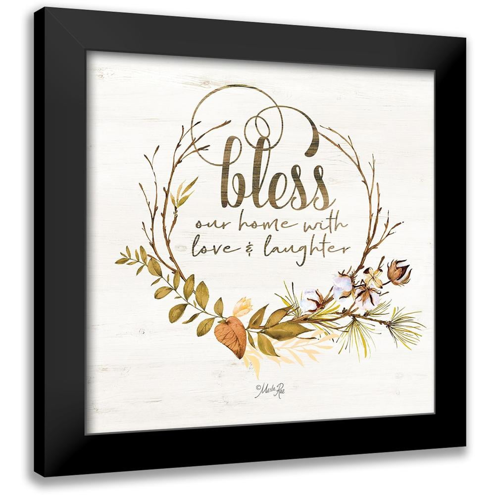 Rae, Marla 20x20 Black Modern Framed Museum Art Print Titled - Bless ...