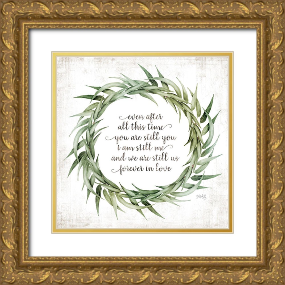 Rae, Marla 20x20 Gold Ornate Wood Framed with Double Matting Museum Art ...