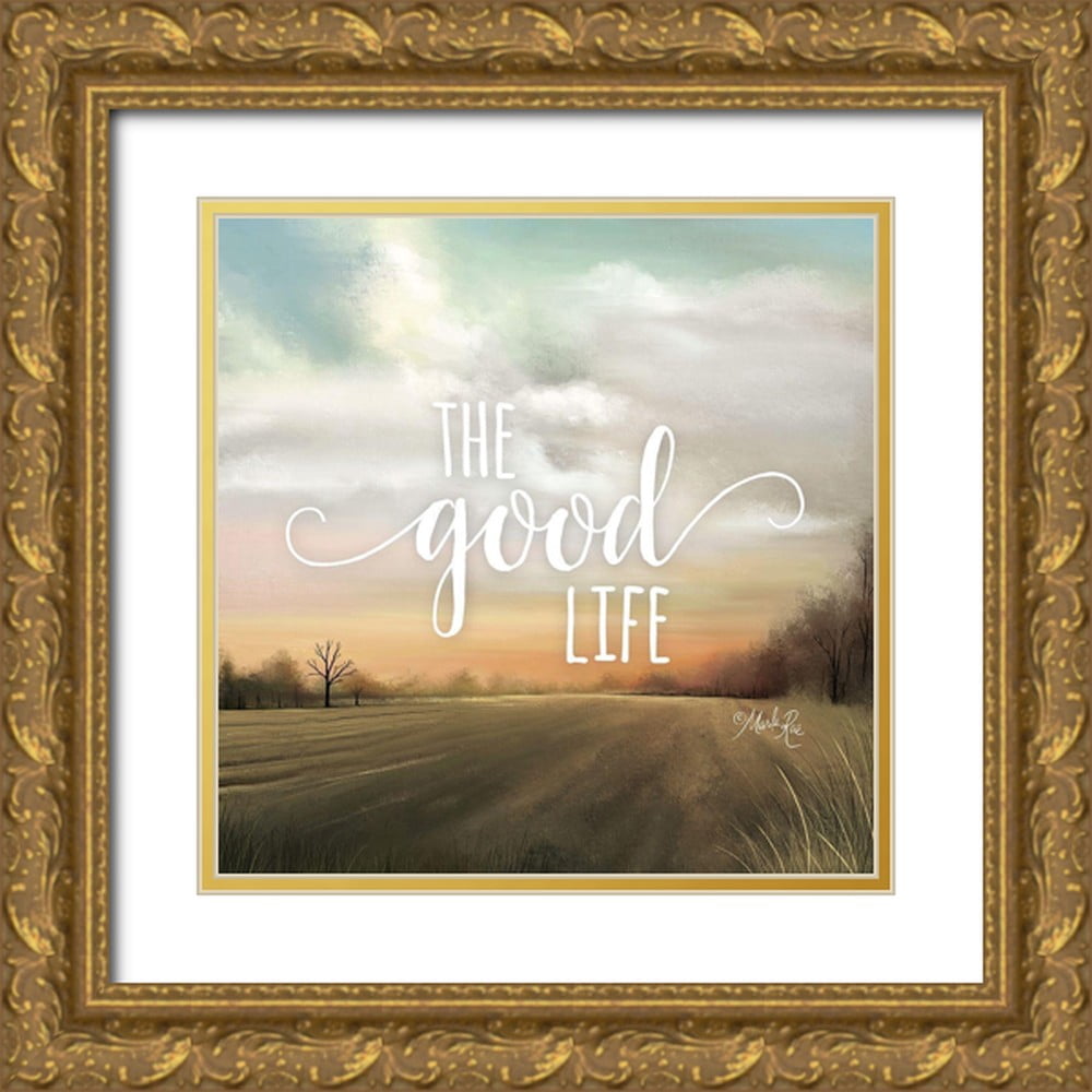 Rae, Marla 20x20 Gold Ornate Wood Framed with Double Matting Museum Art ...