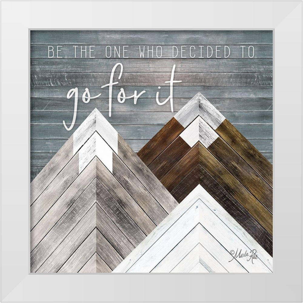 Rae, Marla 20x20 White Modern Wood Framed Museum Art Print Titled - Go ...