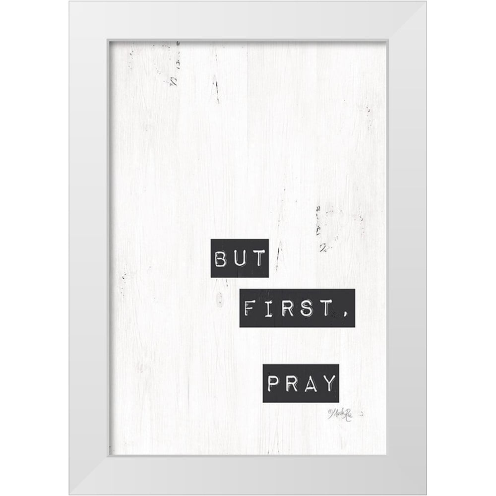 Rae, Marla 23x32 White Modern Wood Framed Museum Art Print Titled - But ...