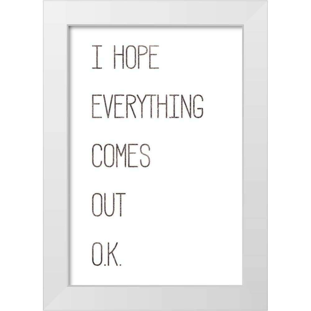 Rae, Marla 23x32 White Modern Wood Framed Museum Art Print Titled - I ...