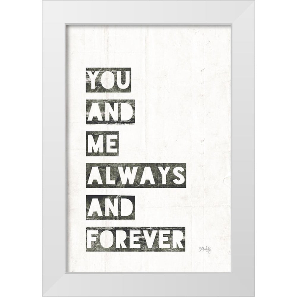 Rae, Marla 23x32 White Modern Wood Framed Museum Art Print Titled - You ...