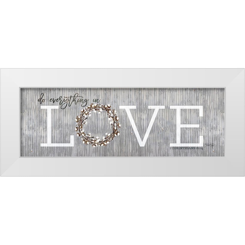 Rae, Marla 24x11 White Modern Wood Framed Museum Art Print Titled ...