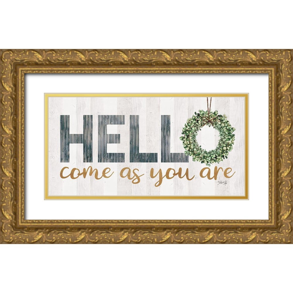 Rae, Marla 24x14 Gold Ornate Wood Framed with Double Matting Museum Art ...