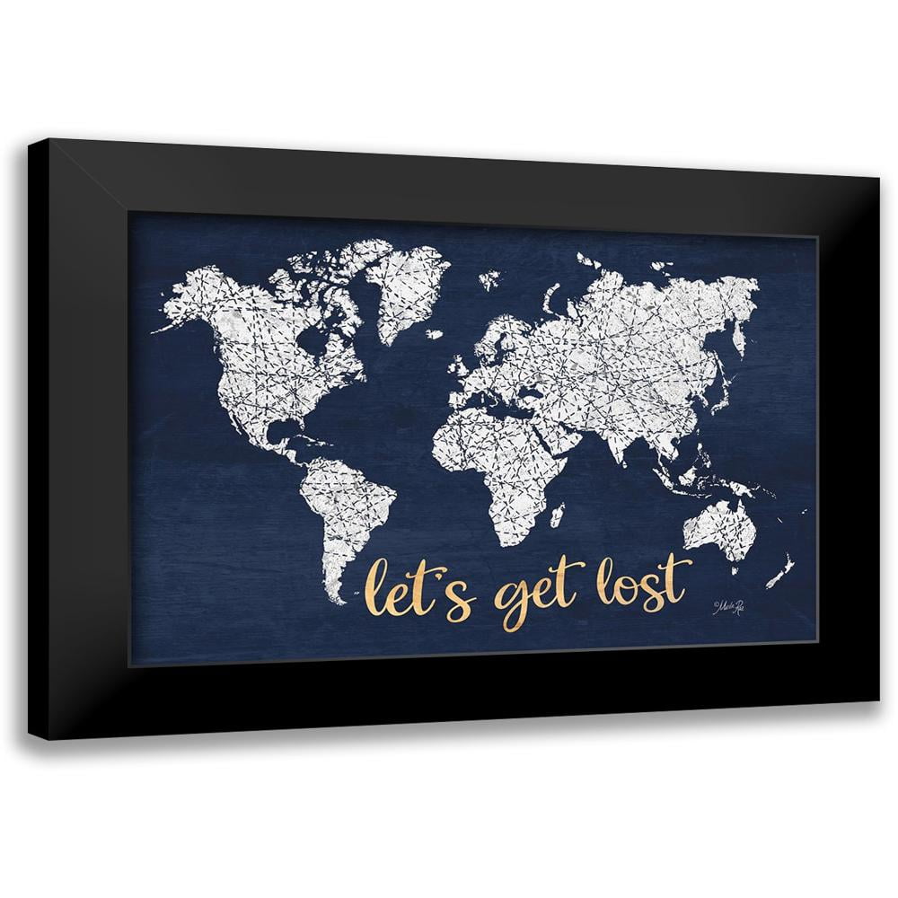 Rae, Marla 24x17 Black Modern Framed Museum Art Print Titled - Lets Get ...