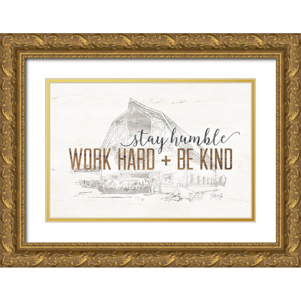 Rae, Marla 24x17 Gold Ornate Wood Framed with Double Matting Museum Art ...