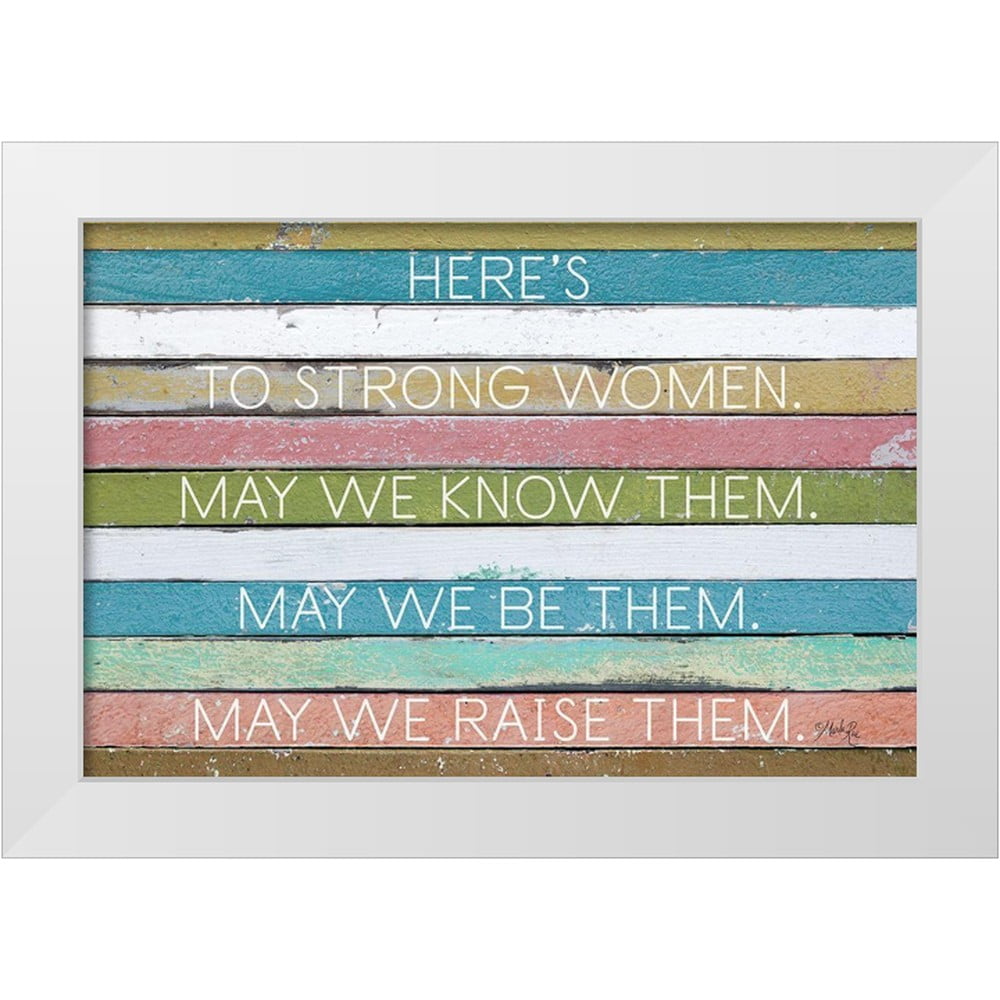 Rae, Marla 24x17 White Modern Wood Framed Museum Art Print Titled ...