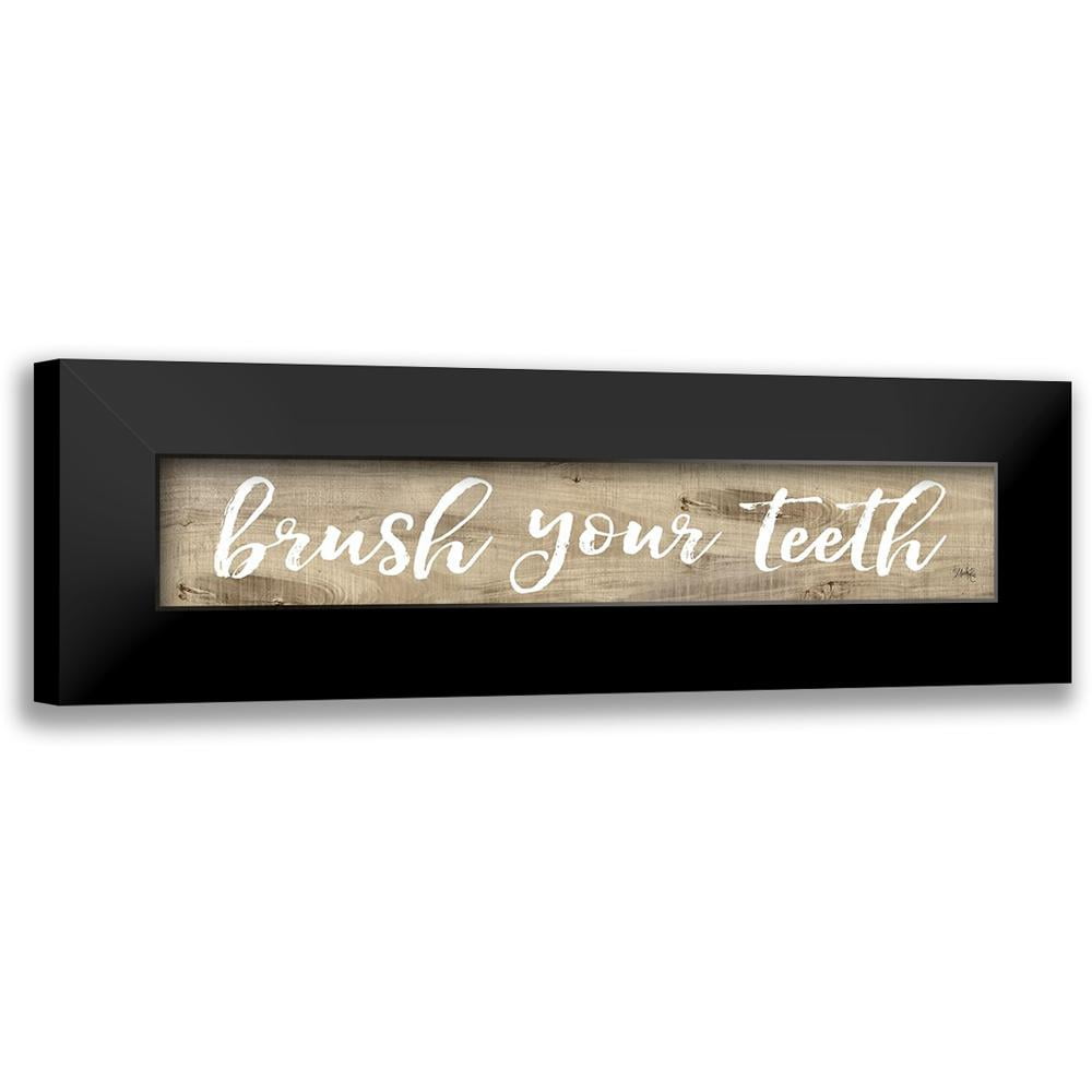 Rae, Marla 24x7 Black Modern Framed Museum Art Print Titled - Brush ...