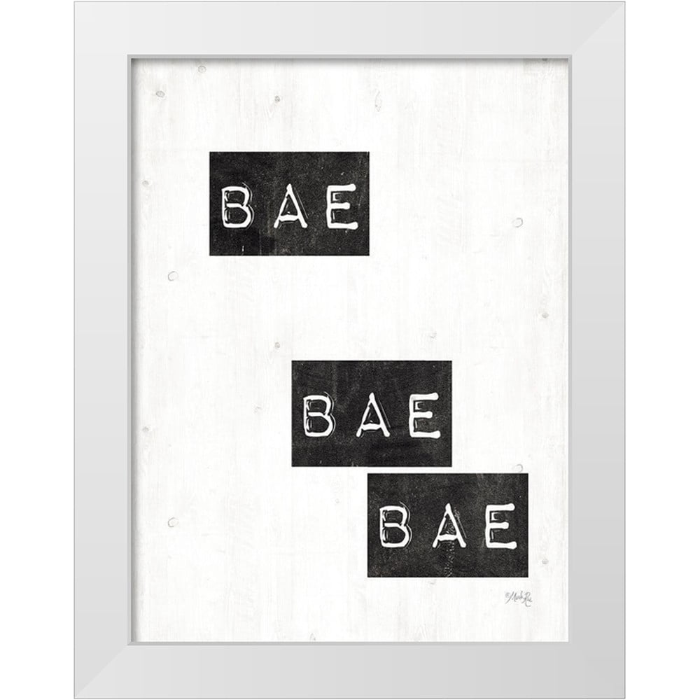 Rae, Marla 25x32 White Modern Wood Framed Museum Art Print Titled - Bae ...