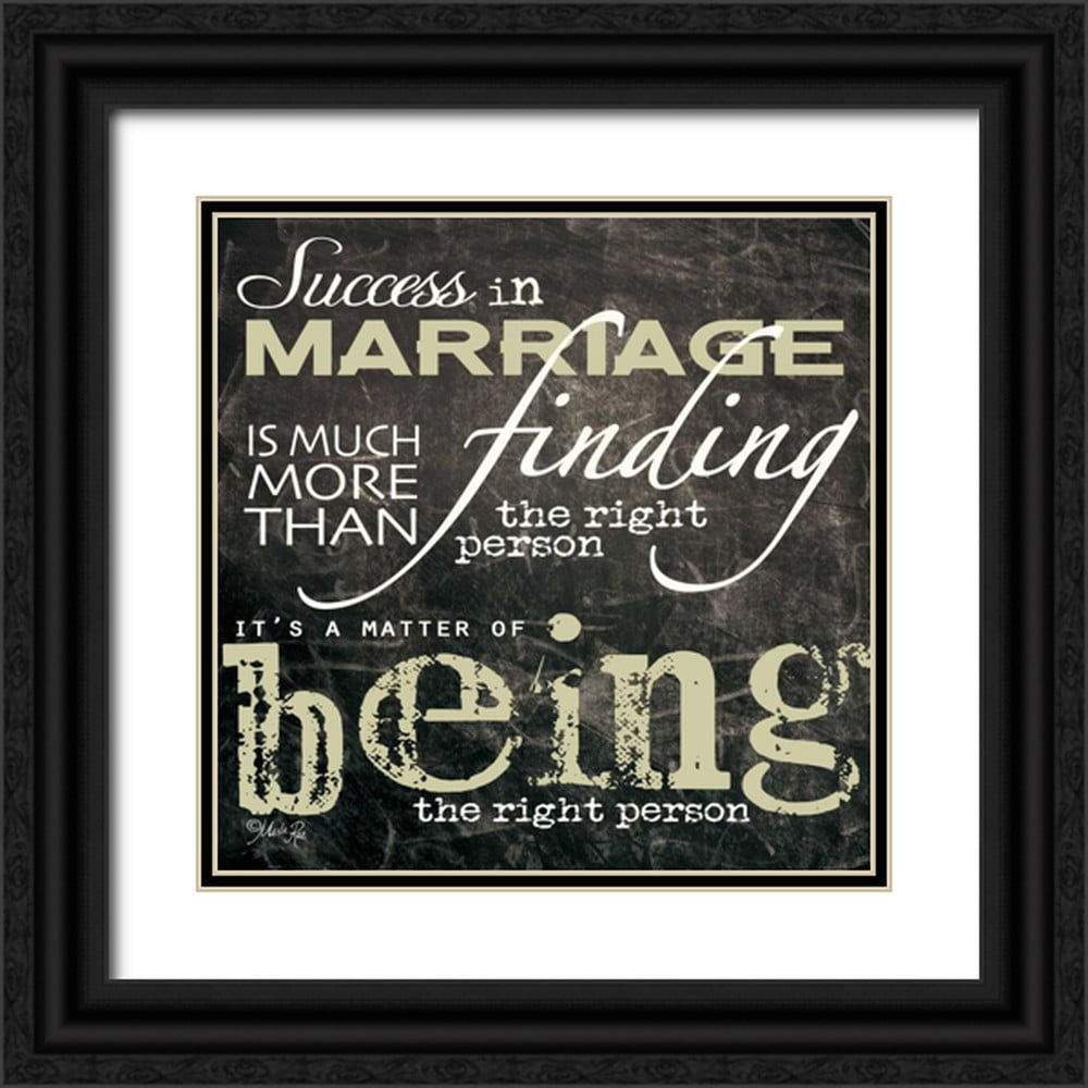 Rae, Marla 26x26 Black Ornate Wood Framed with Double Matting Museum ...