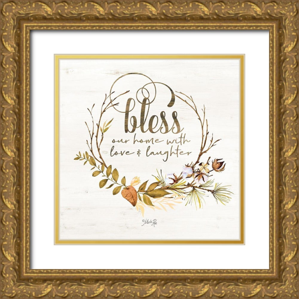 Rae, Marla 26x26 Gold Ornate Wood Framed with Double Matting Museum Art ...