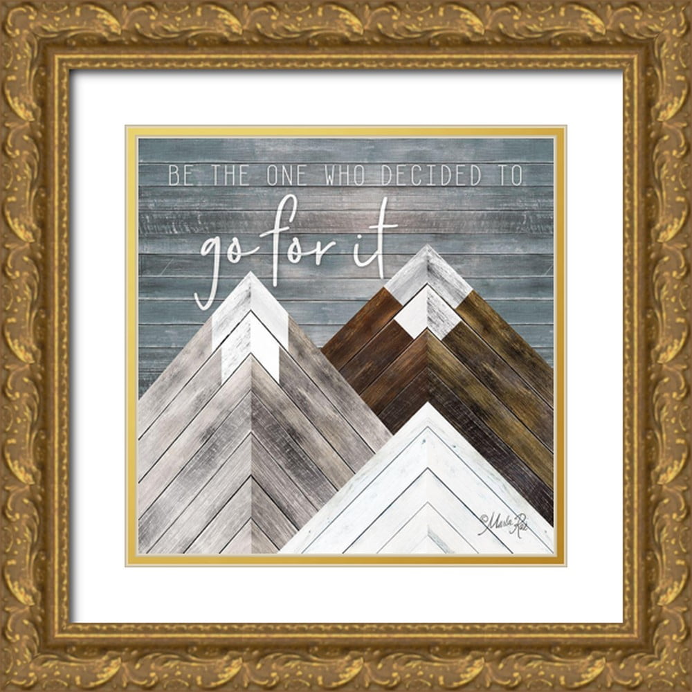 Rae, Marla 26x26 Gold Ornate Wood Framed with Double Matting Museum Art ...