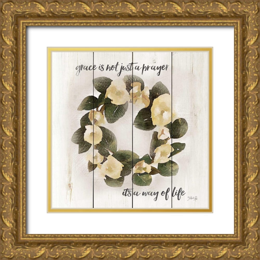 Rae, Marla 26x26 Gold Ornate Wood Framed with Double Matting Museum Art ...