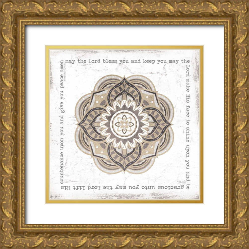 Rae, Marla 26x26 Gold Ornate Wood Framed with Double Matting Museum Art ...