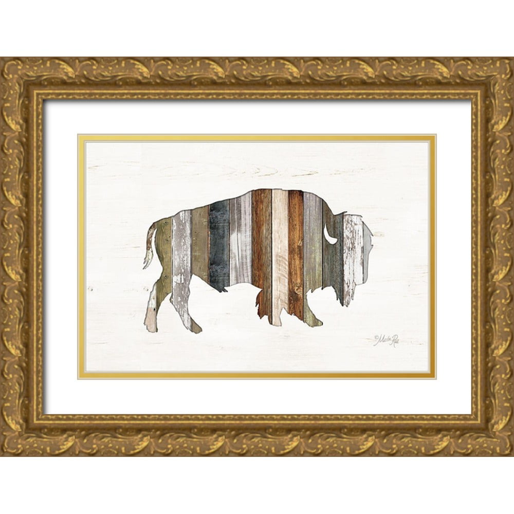 Rae, Marla 32x23 Gold Ornate Wood Framed with Double Matting Museum Art ...
