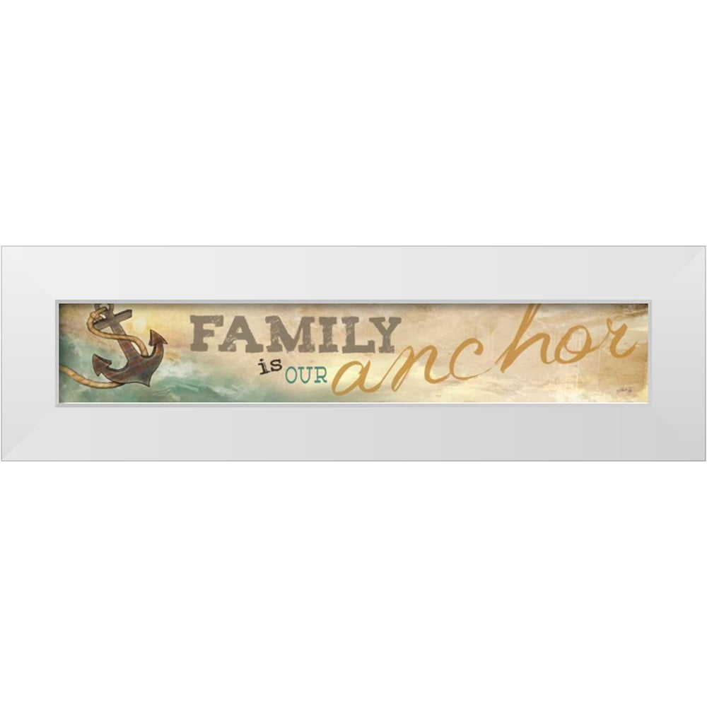 Rae, Marla 32x9 White Modern Wood Framed Museum Art Print Titled ...