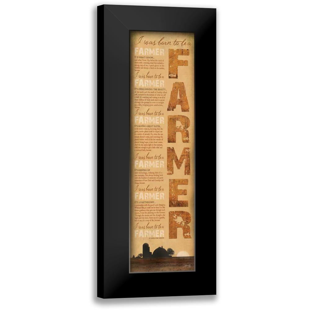 Rae, Marla 8x18 Black Modern Framed Museum Art Print Titled - Born to ...