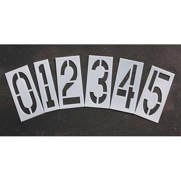 Rae Pavement Stencil,24 in,Number Kit,1/8 STL-108-8240 - Walmart.com