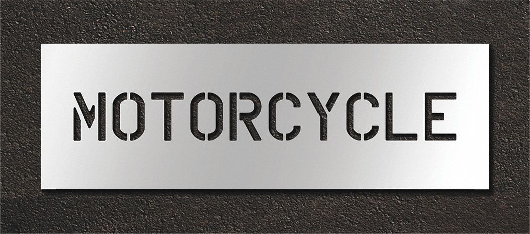 Rae Pavement Stencil,Motorcycle STL-108-70616 - Walmart.com