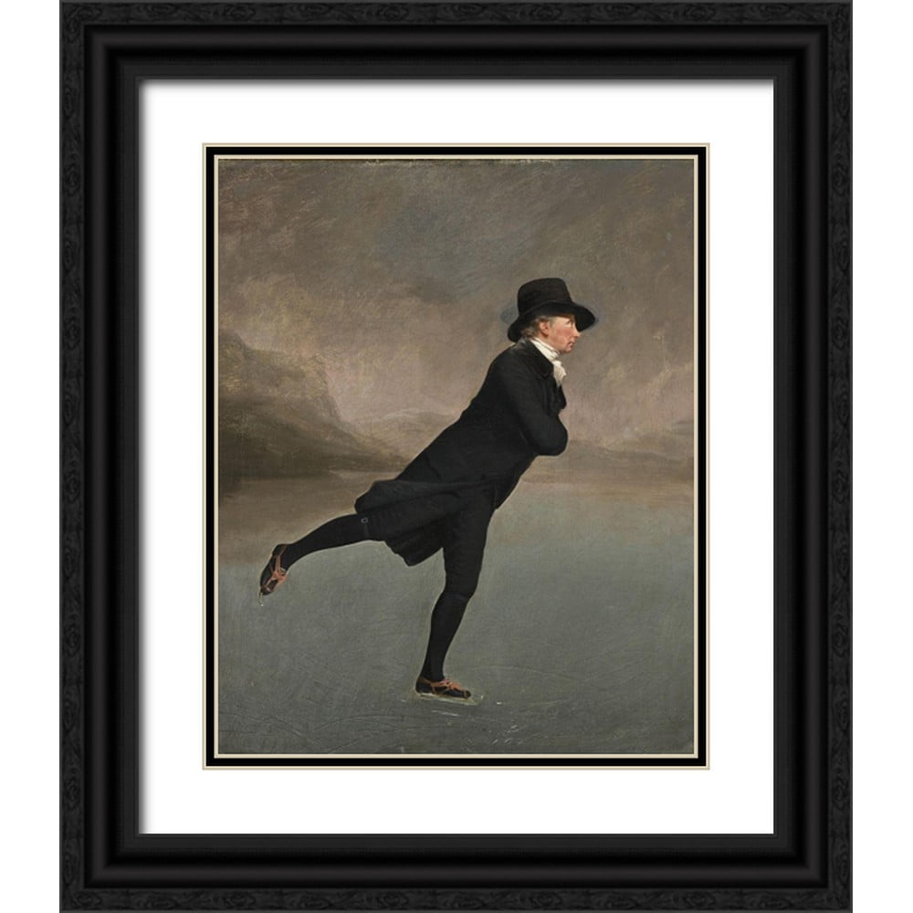 Raeburn, Henry 26x32 Black Ornate Wood Framed with Double Matting ...