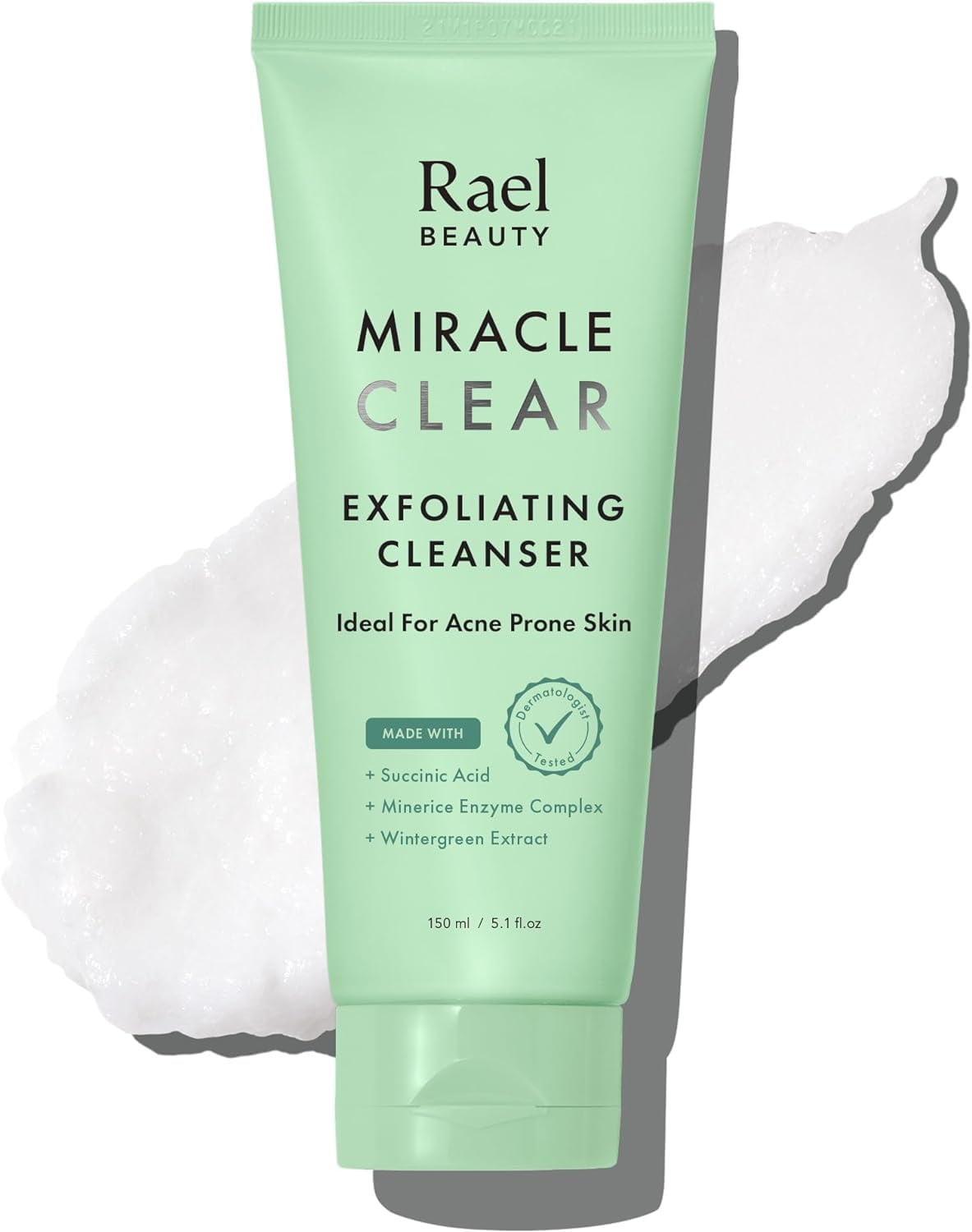 Rael Face Wash, Miracle Clear Exfoliating Cleanser - Face Cleanser for ...